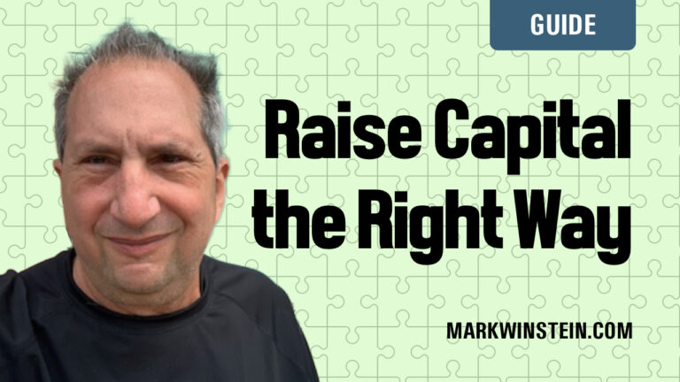 Raise Capital Right - Mark Winstein